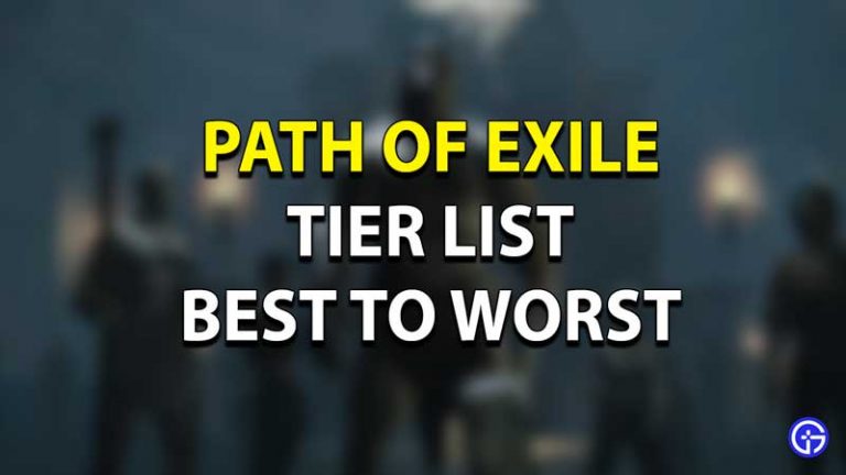 Path of Exile Tier List - Every Class Ranked From Best to Worst