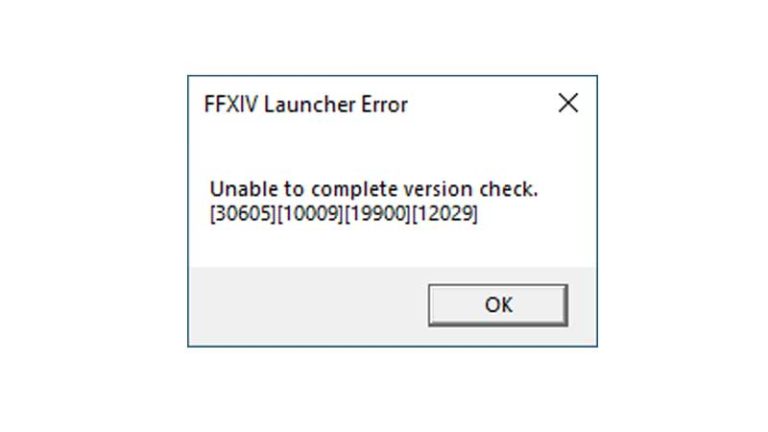 Fix FFXIV Unable To Complete Version Check Endwalker (2021)
