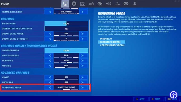 Fix Fortnite Chapter 3 Blurry Or Pixelated Graphics - Gamer Tweak