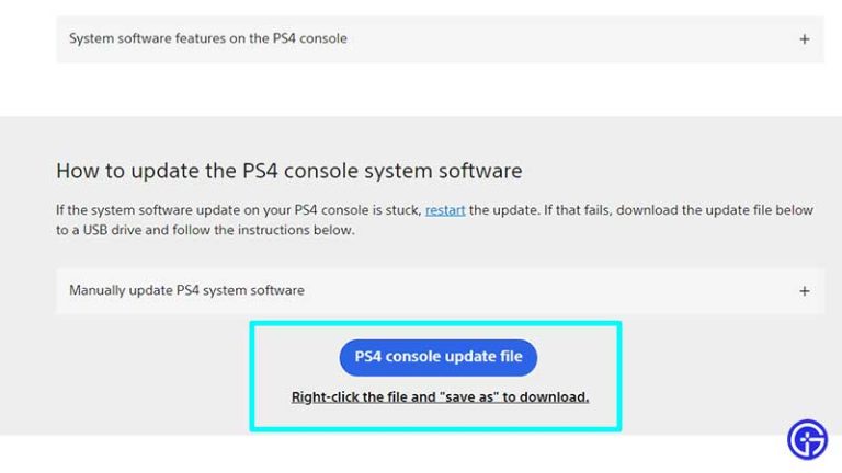 How To Update PS4 System Software Manually [2022] - Gamer Tweak