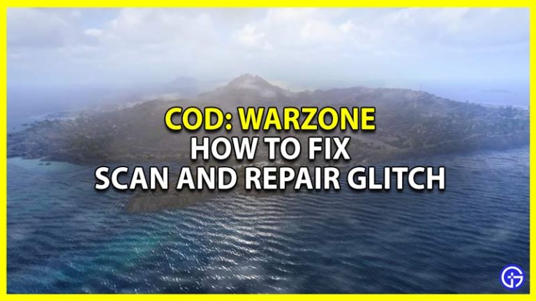 How To Fix Scan And Repair Glitch For COD Warzone Pacific Update PC