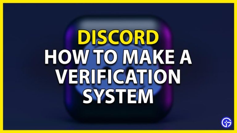 Verification System Discord - How To Set It Up
