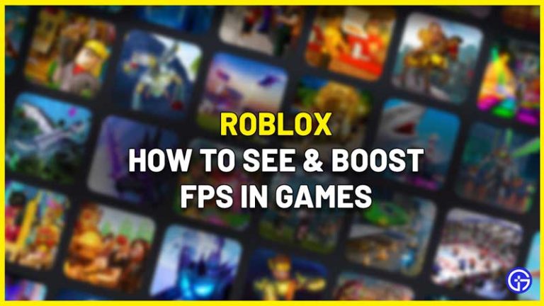 Roblox FPS Booster: How To See & Increase Frame Rate (2023)