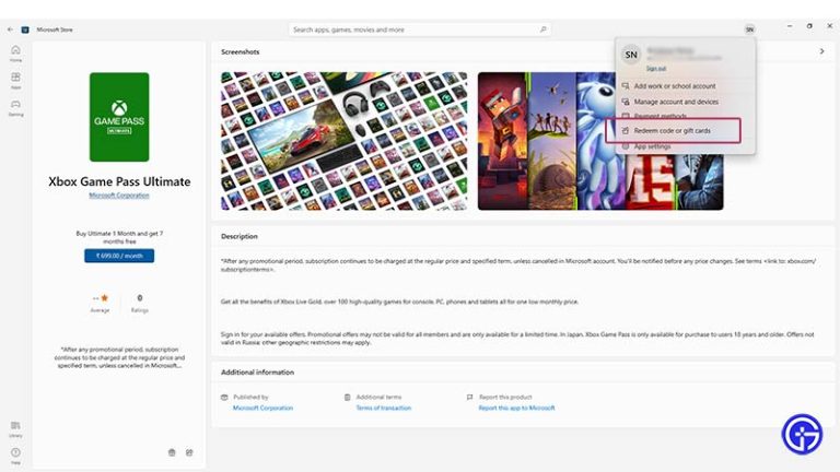 How To Redeem Xbox Game Pass Ultimate On PC? - Gamer Tweak