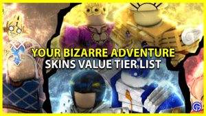YBA Skins Value Tier List (July 2023) - Gamer Tweak