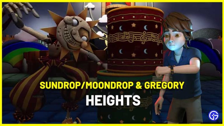 How Tall Are Sundrop/Moondrop & Gregory In FNAF Security Breach?