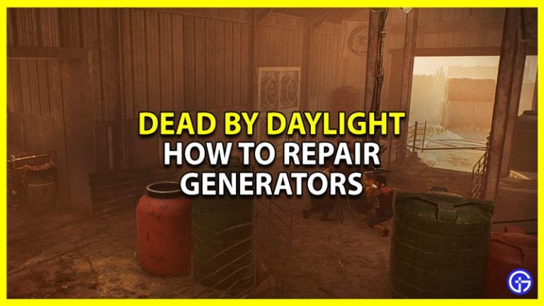 How To Repair & Fix Generators In Dead By Daylight (DBD)