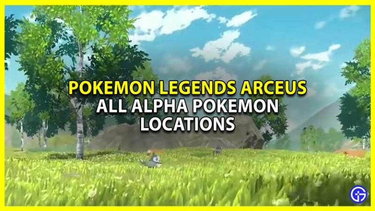 All Alpha Pokemon Locations In Legends Arceus - Gamer Tweak