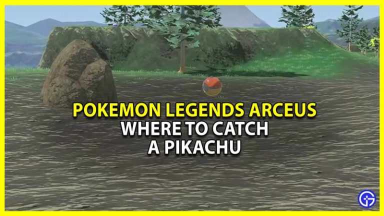 Where To Catch A Pikachu In Pokemon Legends Arceus - Gamer Tweak