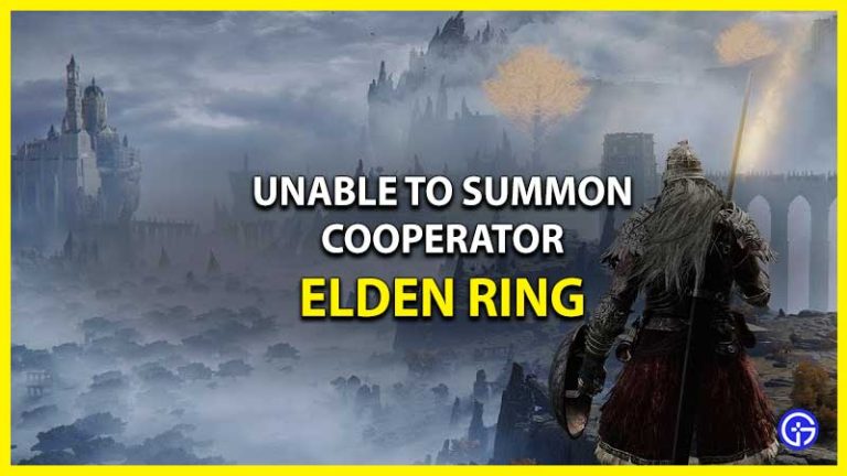 Elden Ring Unable To Summon Cooperator Fix? - Gamer Tweak