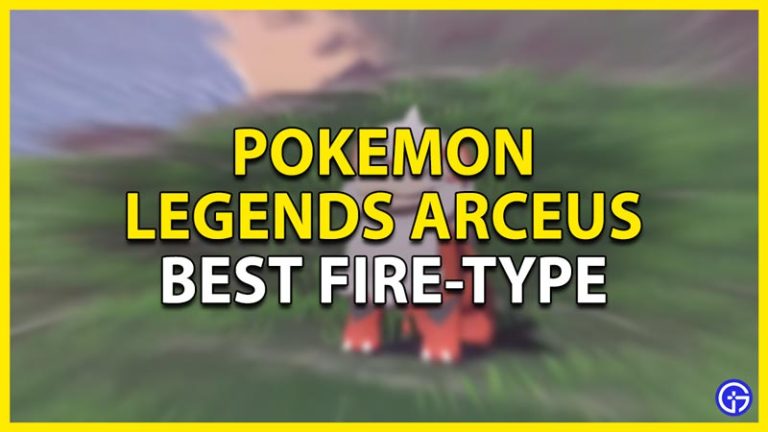 Best Fire Type Pokemon In Legends Arceus - Gamer Tweak