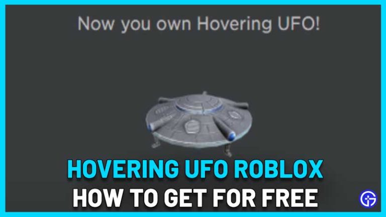 Hovering UFO Roblox - How To Get FREE Hat Avatar Accessory?