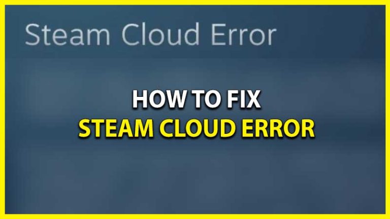 How To Fix Steam Cloud Error 2023 (Unable To Sync Files)