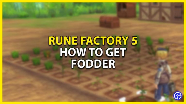 How To Get Fodder In Rune Factory 5 - Gamer Tweak