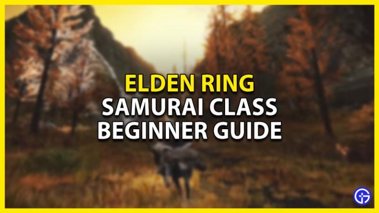 How To Play The Samurai Class In Elden Ring - Gamer Tweak