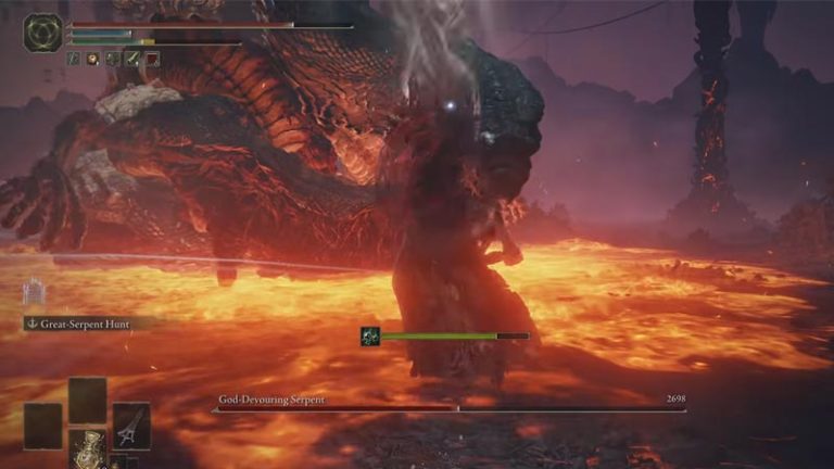 Elden Ring God-Devouring Serpent Boss Guide (Cheese Method)