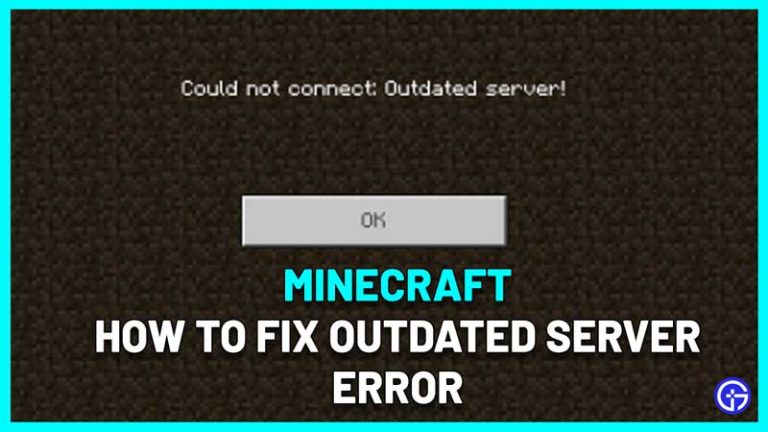 Minecraft Could Not Connect Outdated Server Error Fix (2023)