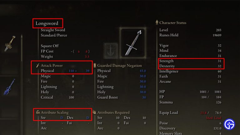 How Does Weapon Scaling & Damage Work In Elden Ring - Gamer Tweak