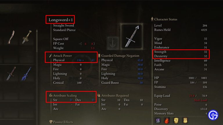 How Does Weapon Scaling & Damage Work In Elden Ring - Gamer Tweak