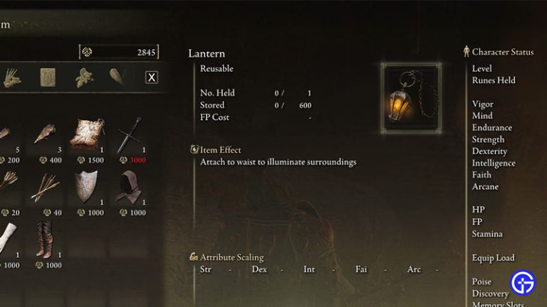 Where To Get The Lantern In Elden Ring? - Gamer Tweak