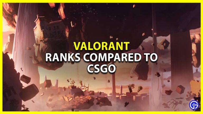 Valorant Ranks Compared To CS:GO (2023) - Gamer Tweak
