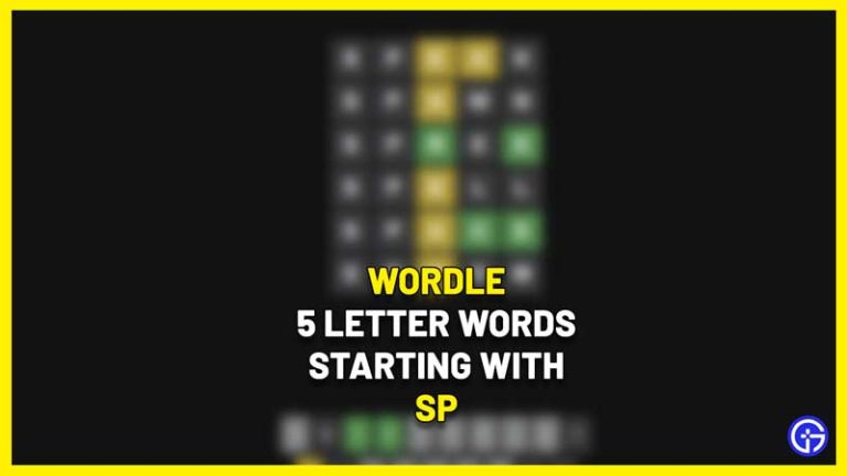 5 Letter Words Starting With SP List - Wordle Game Clue