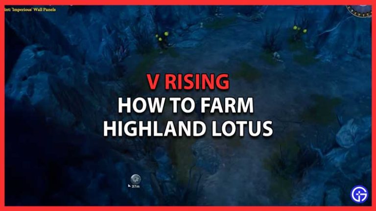 V Rising Highland Lotus Farming Location Guide - Gamer Tweak