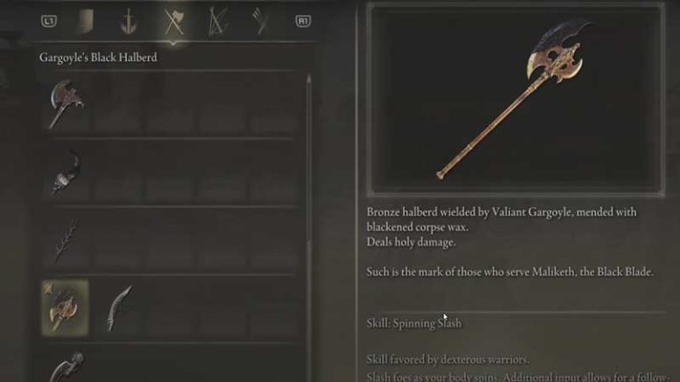 Where To Find The Gargoyle’s Black Halberd In Elden Ring