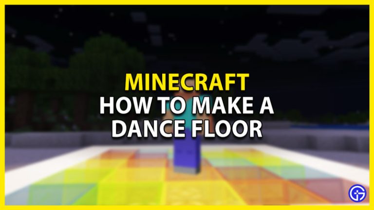 How To Make A Dance Floor In Minecraft - Gamer Tweak