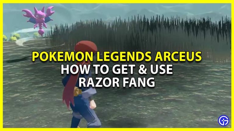 How To Get & Use Razor Fang In Pokemon Legends Arceus
