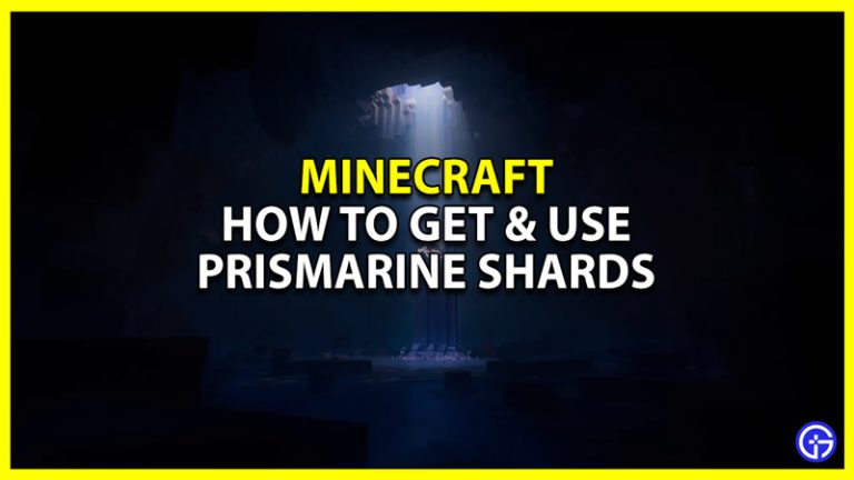 How To Get & Use Prismarine Shards In Minecraft - Gamer Tweak