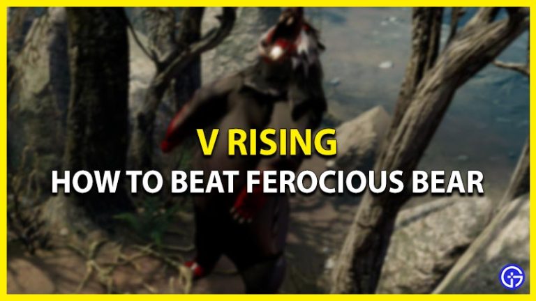 V Rising Ferocious Bear Location & Solo Boss Fight Guide - Gamer Tweak