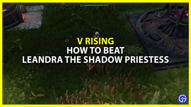 How To Beat Leandra The Shadow Priestess In V Rising - Gamer Tweak