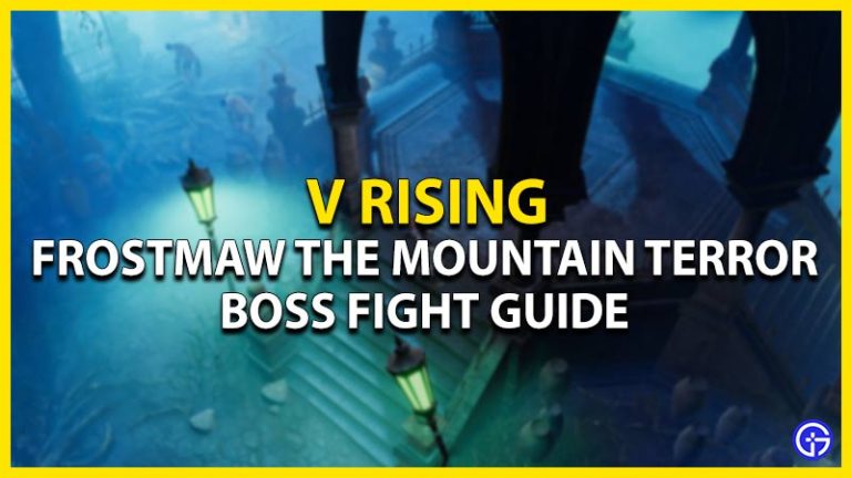 V Rising Frostmaw The Mountain Terror Boss Fight Guide - Gamer Tweak