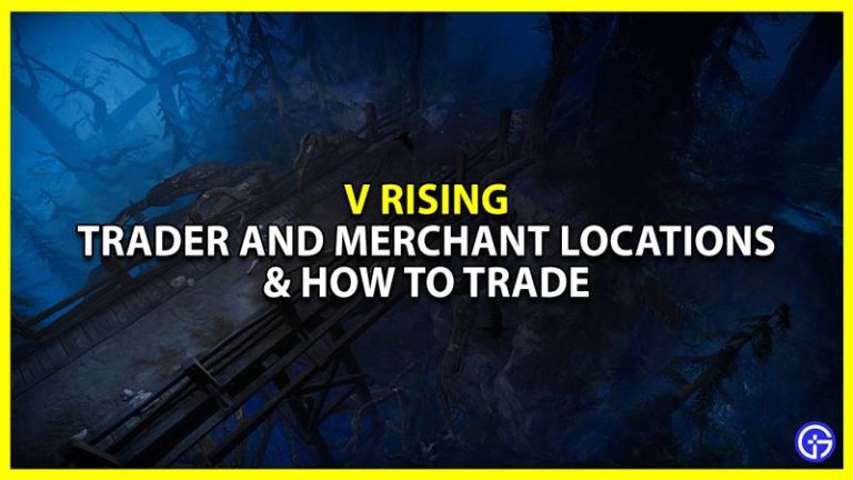 Trader And Merchant Locations In V Rising & How To Trade