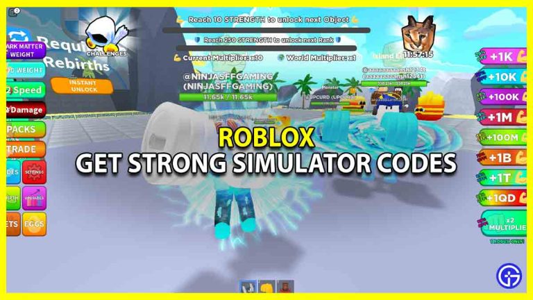 Roblox Get Strong Simulator Codes (September 2023) - Gamer Tweak