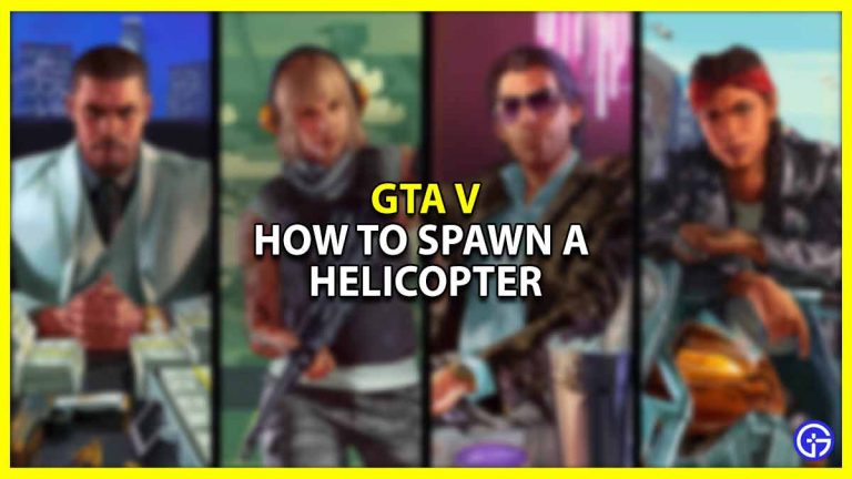 Cheat Codes To Spawn A Helicopter In GTA V - Gamer Tweak