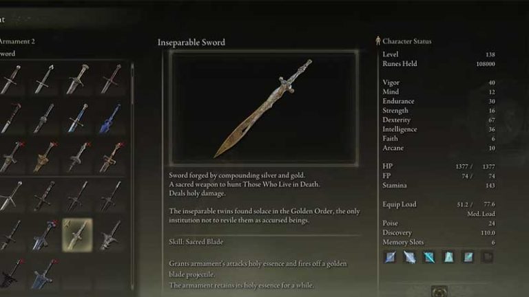 Elden Ring Inseparable Sword Location Guide - Gamer Tweak