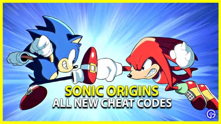 Sonic Origins Cheat Codes List - Gamer Tweak