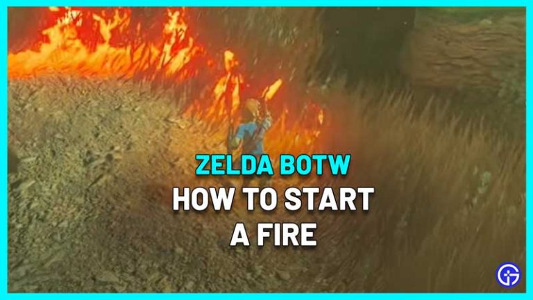 Zelda Breath Of The Wild: How To Make Fire In BOTW - Gamer Tweak