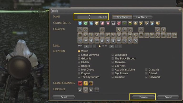 FFXIV: How To Search A Player & Characters (NPCs) - Gamer Tweak