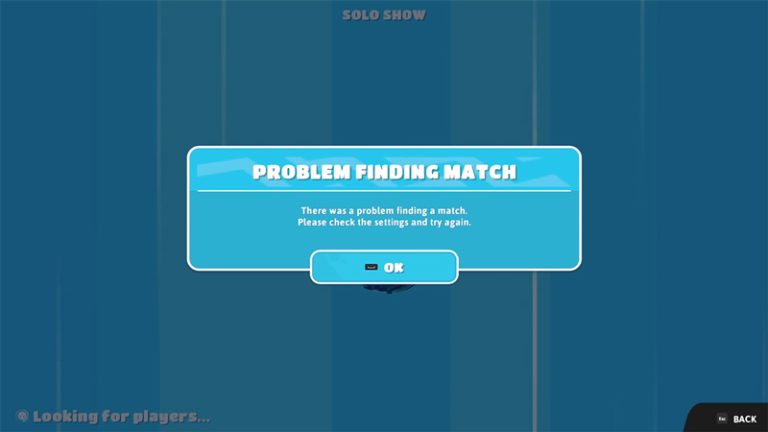 How To Fix Problem Finding Match In Fall Guys - Gamer Tweak