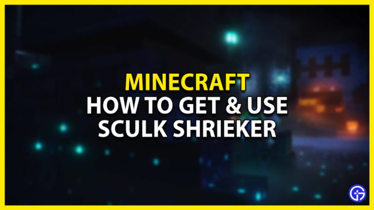How To Get & Use A Sculk Shrieker In Minecraft - Gamer Tweak
