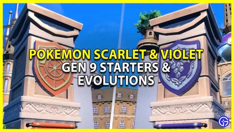 Gen 9 Starters For Pokemon Scarlet & Violet & Evolutions