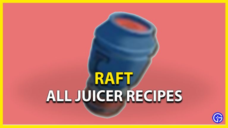 Raft: All Juicer Recipes (Drinks & Smoothies) - Gamer Tweak