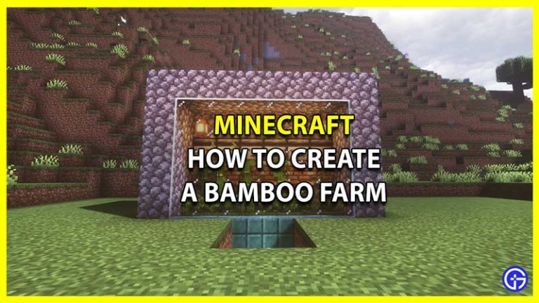 Minecraft: How To Create A Bamboo Farm (Java & Bedrock)