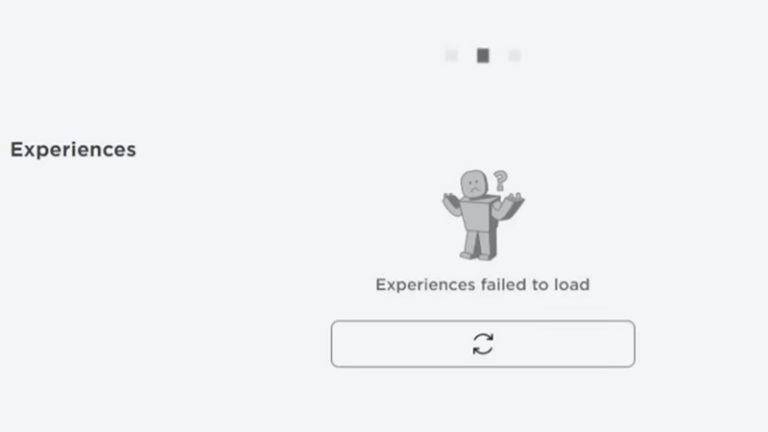 Roblox: Fix Experiences Failed To Load - Gamer Tweak