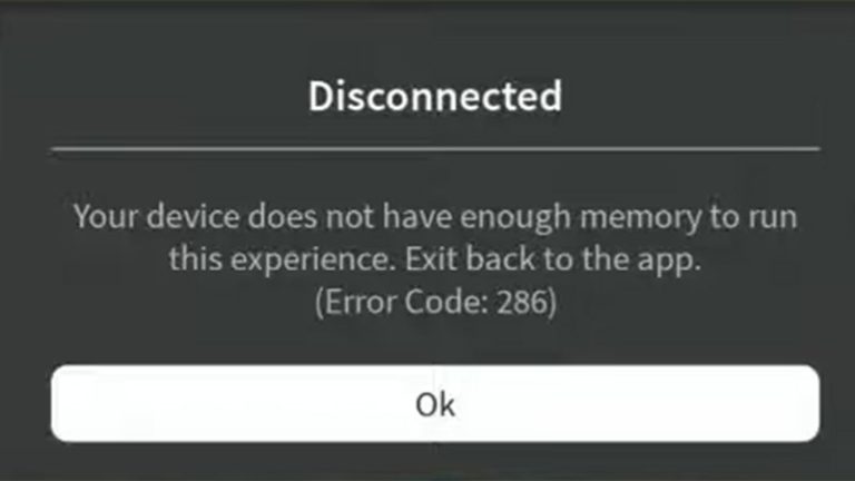 Roblox: Fix Device Does Not Have Enough Memory Error- Gamer Tweak