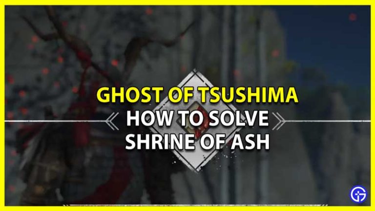 Ghost Of Tsushima: How To Solve Shrine Of Ash - Gamer Tweak