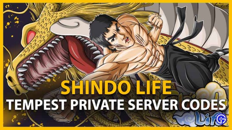 Shindo Life Tempest Private Server Codes